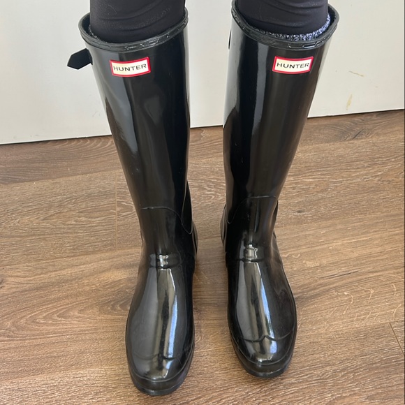 Hunter | Shoes | Hunter Black Rain Boots | Poshmark